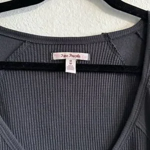 Free People | Tops | Nwt Free People Santa Clara Thermal Long Sleeve ...